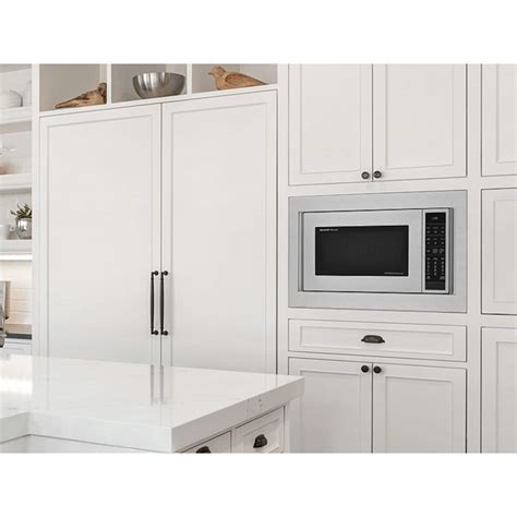 Sharp 27 In Built In Microwave Trim Kit For The Smc2266hs Silver