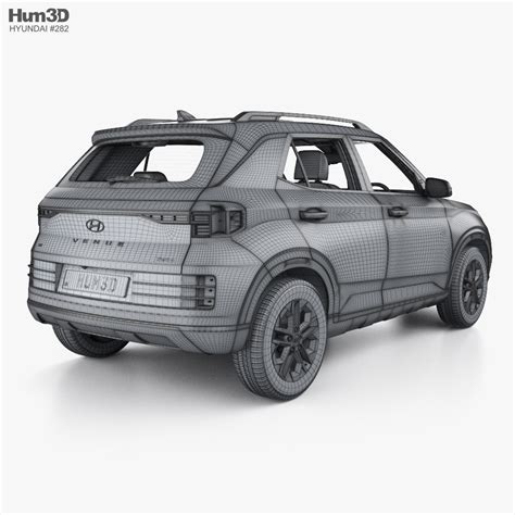 Hyundai Venue Turbo With Hq Interior 2022 3d Model Vehicles On 3dmodels