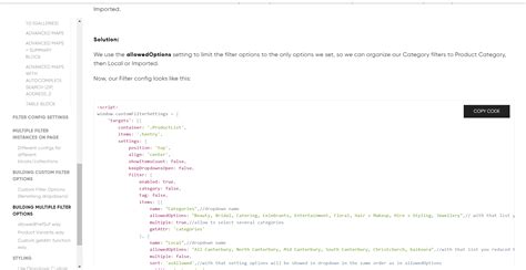 Select Multiple Categories Using Filter Code Customize With Code