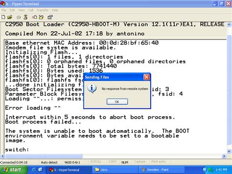 Recovering 2950 Ios Cisco Community
