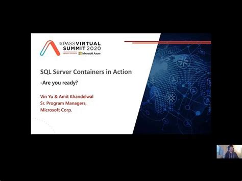 Pass Data Community Summit Talk Sql Server Containers In Action From Pass Data Community Summit