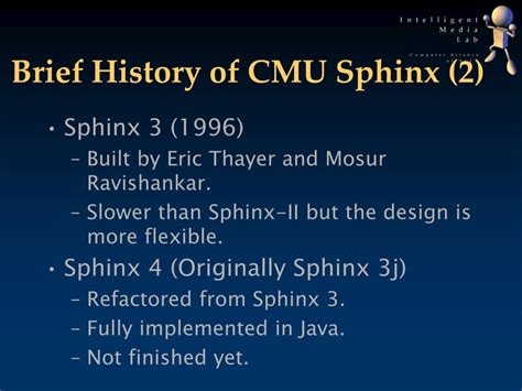 Ppt Cmu Shpinx Speech Recognition Engine Powerpoint Presentation Free Download Id6263596