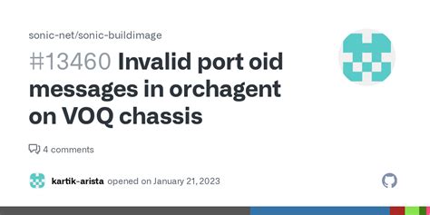 invalid port oid messages in orchagent on voq chassis · issue 13460