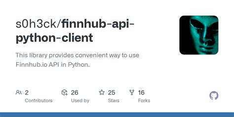 Github S0h3ckfinnhub Api Python Client This Library Provides