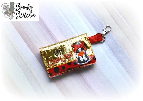 Cluck Chicken With Bandana Key Fob