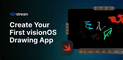 build a visionos app to draw and make freeform writing