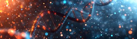 Ai Powered Bioinformatics Border Frame Concept As A Minimalistic Border Frame With Dna Strands