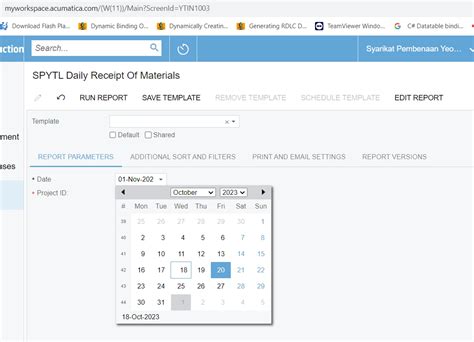 Report Date Parameter Can Set Min Max Community