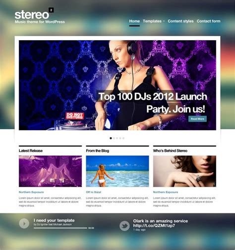 20 Amazing Dj Html Templates And Themes