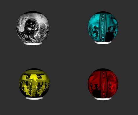 Fichier Stl Lampe Sphere Lithophanie Ninjago・objet Pour Imprimante 3d à