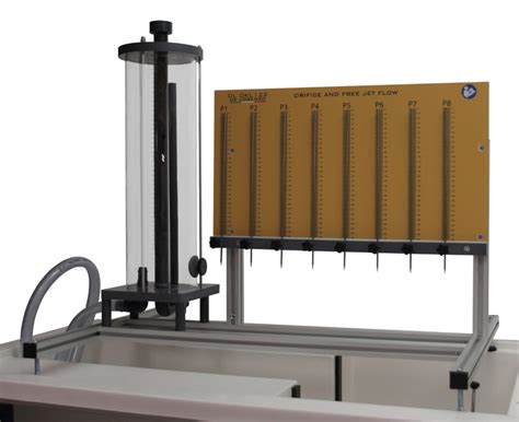 Orifice And Free Jet Flow De Lorenzo Training And Didactical Equipment