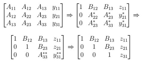 Solving Linear Equations Using Gaussian Elimination Digital System Design