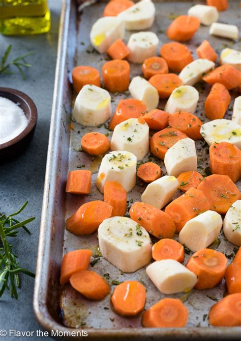 Simple Oven Roasted Carrots And Parsnips Flavor The Moments