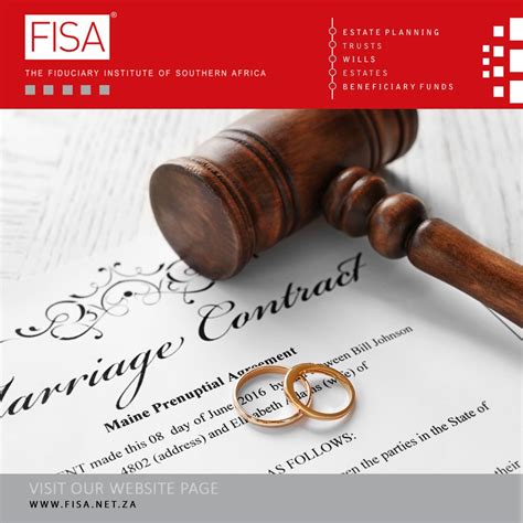 Fiduciary Institute Of Southern Africa On Linkedin Fisa Fiduciary Marriage Contract