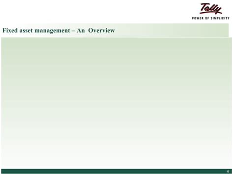 Tally Erp 9 For Fixed Asset Pps
