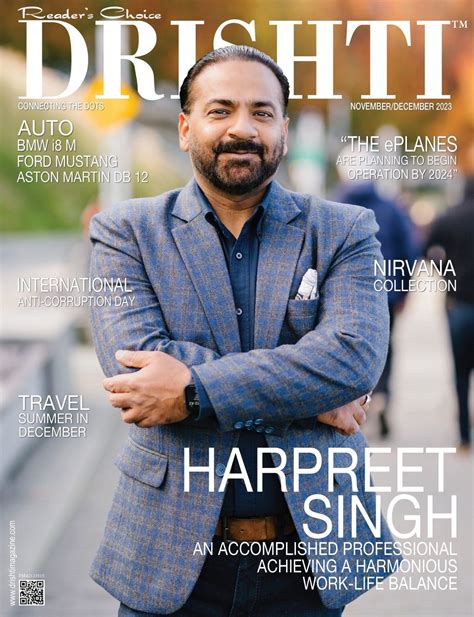 On The Cover Harpreet Singh Executive Vice President Cushman And Wakefield Living His