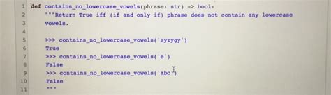 Solved 1 Hef Contains No Lowercase Vowels Phrase Str Chegg