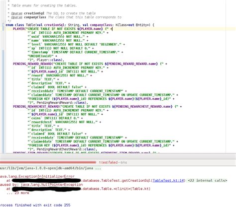 Enum Initialization Method Gives Nullpointerexception Support