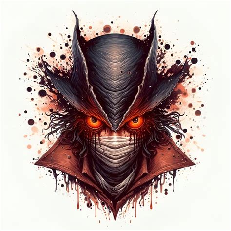 Premium Vector Vector Halloween Scary Logo