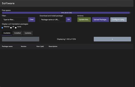Safari Not Listing Packages In Luci Installing And Using Openwrt