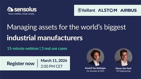 Track Non Powered Assets With Ease Sensolus Platform
