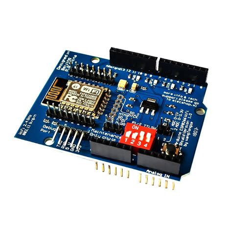 Tutorial Para Usar La Esp8266 Esp 12e Uart Wireless Wifi Shield Tecneu