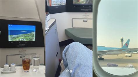 Vlog 인생 첫 대한항공 프레스티지 체험기 ️ 이제 다시 못 타겠지 🥹 Youtube
