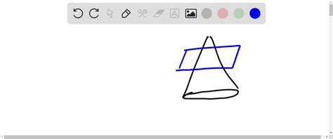 SOLVED The Double Cone Is Intersected By A Vertical Plane Passing
