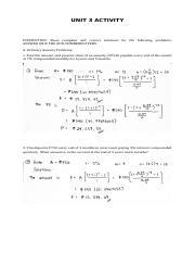 UNIT ACTIVITY Docx UNIT ACTIVITY INSTRUCTION Show Complete And