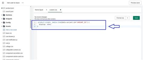 shopify variant image management how to add delete and hide your images