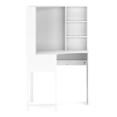 Eckschreibtisch Emil Mit Regal 85 X 85 X 142 Cm Weiss Online Shop Gonser Sicher And Günstig