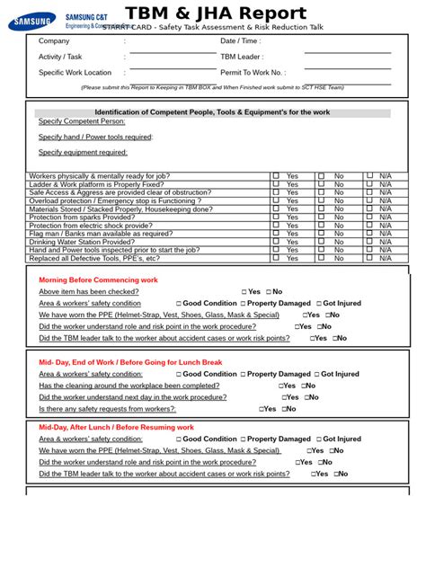 Revision 1 Hse 007 Tbm Sheetstarrt Cardday R1 Pdf Personal