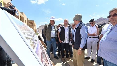 وزير الإسكان يختتم جولة مكونات مشروع تطوير التجلي الأعظم بمدينة سانت كاترين