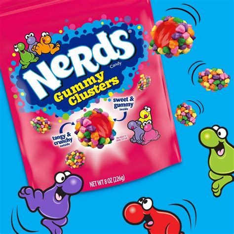 Nerds Gummy Clusters Candy 8oz In 2023 Nerds Candy Gummies Nerd