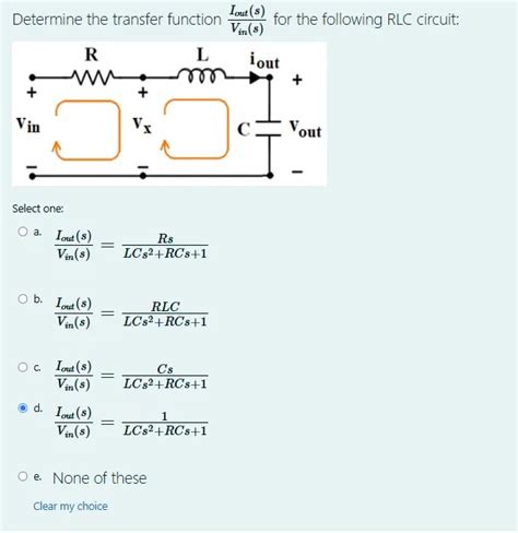 Determine The Transfer Function Studyx