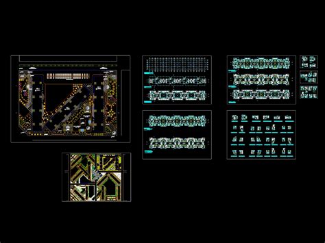 Edificio Multifamiliar En Tira En Dwg 216 Mb Librería Cad