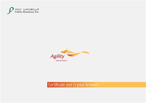 Agility Certificate And Trophy Of Honor On Behance