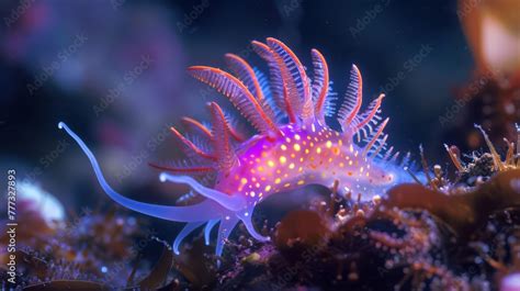 Brightly Colored But Toxic Sea Slug Underwater Beauty And Danger
