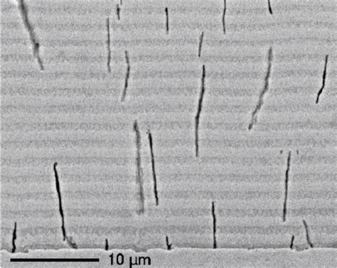 A Sem Micrographs Of 1 μ M Chromium Multilayers Obtained From Standard