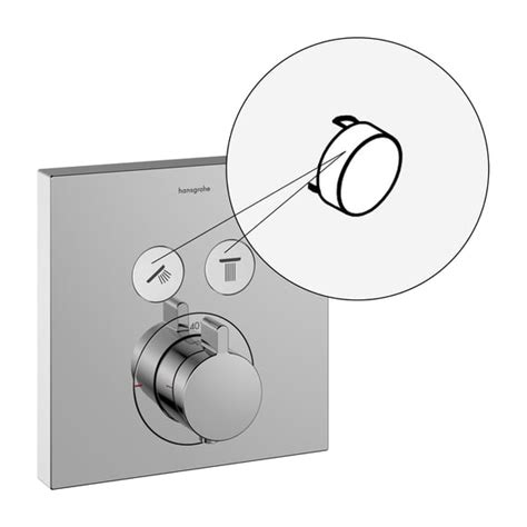 Hansgrohe Push Button Matt Chrome 93955880 REUTER