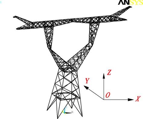 finite element model of the transmission tower download scientific