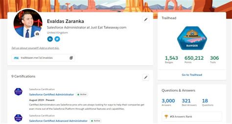 Evaldas Zaranka On Linkedin Salesforce Trailhead Salesforceadministrator 46 Comments