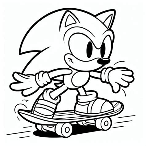 Sonic Kleurplaat Unieke Download En Print Gratis