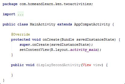 Android Button Clicks