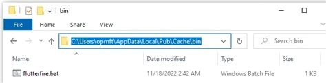 Flutterfire Or Firebase Is Not Recognized As An Internal Or