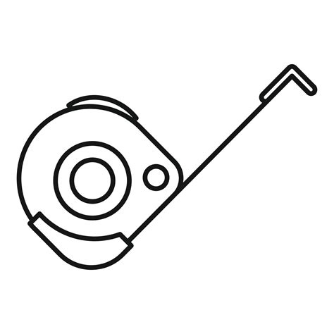 Measure Ruler Icon Outline Style 14613016 Vector Art At Vecteezy