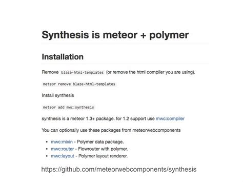 Meteor Polymer A Perfect Synthesis Pdf
