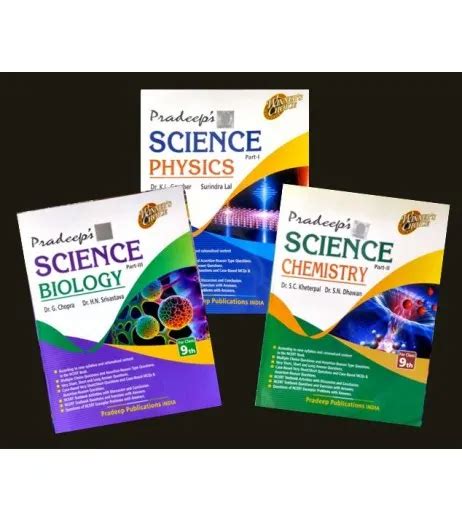 Buy Pradeep Physics Chemistry And Biology Class 9 Books Online From
