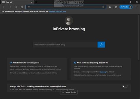 How To Disable Or Force Microsoft Edge Inprivate Mode