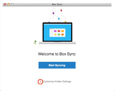 Modifying The Location Of The Box Sync Folder Box Support